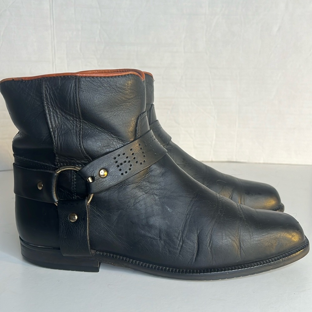 Buttero Soft Italian Black Leather Harness Boot Sz 38… - Gem